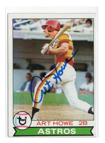 ART HOWE HOUSTON ASTROS 1979 TOPPS IP/TTM AUTOGRAPH AUTO | eBay