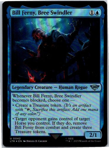 Magic the Gathering Bill Ferny, Bree Swindler The Lord of the Rings ...