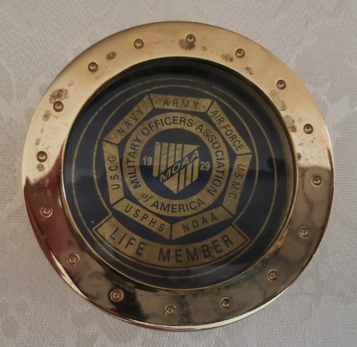 Military Officers Association of America Lifetime Member Paperweight ...