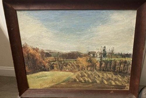 Impressionist Landscape Oil Painting Phoebe Howell Taylor WPA National ...