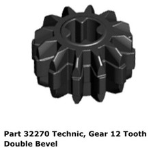 LEGO Sets with Part 32270 Technic Gear 12 Tooth Double Bevel