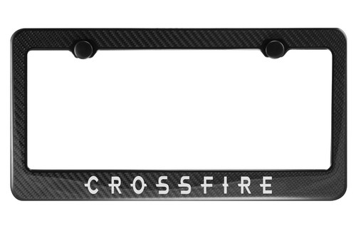 Carbon Fiber License Plate Frame For Crossfire (Fit Front Only) | eBay