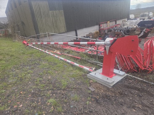 Drop Down Vehicle Barrier. For Carpark | eBay UK