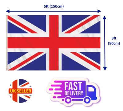 Large Union Jack Flag for sale | eBay UK
