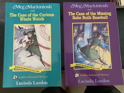 Lot 2 Meg Mackintosh Solve-It-Yourself Mystery Books #1 #2 Babe Ruth ...