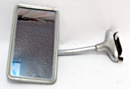 Vintage Rear View Mirror Clip On Style 5" X 3" Rectangle | eBay
