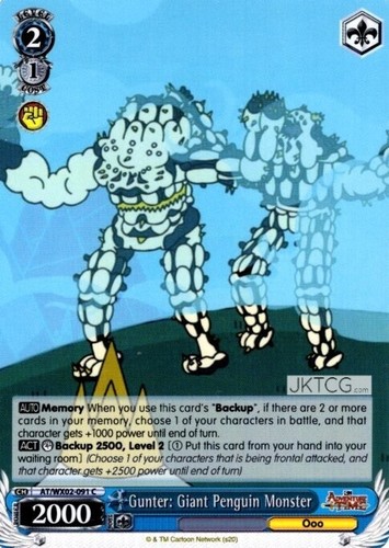 Gunter: Giant Penguin Monster - AT/WX02-091 - C Near Mint WEISS ...