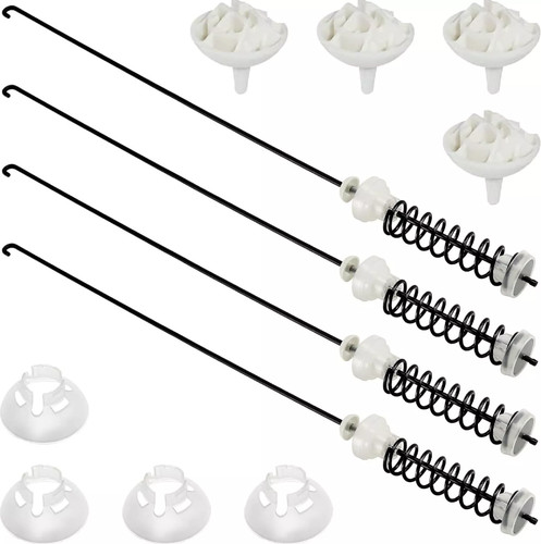 Washer Suspension Rod Kit for Roper RTW4641BQ0 RTW4641BQ1 VAW3584GW0 ...