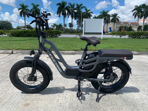 navy blue ebike e-bike electric bike 48v Fat Tire Fucare Libra LCD ...