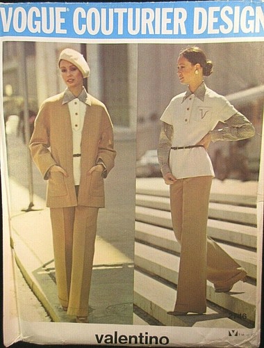Vogue Couturier Design Pattern 2746 Valentino Size 8 | eBay