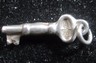 Vintage key silver charm | eBay
