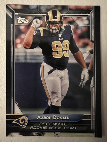 2015 Topps Defensive Rookie Of The Year Aaron Donald St. Louis Rams | eBay