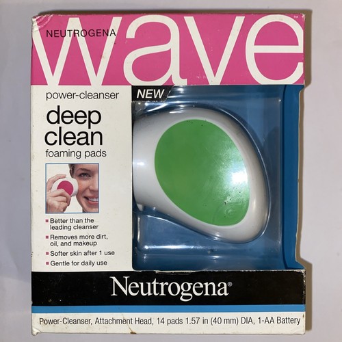 Neutrogena Wave Power-Cleanser Deep Clean Foaming Pads Rare Hard To ...
