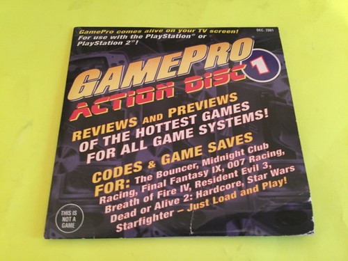 GamePro Action Disc #1 - December 2001 - Playstation 1 or 2 | eBay