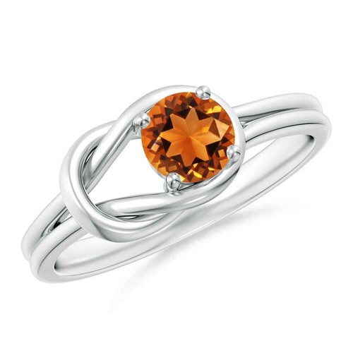 Citrine Stone 925 Sterling Silver Daughter Solitaire Promise Ring ...
