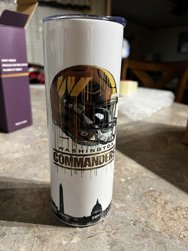Washington Commanders “Helmet Drip” 20 oz Tumbler | eBay