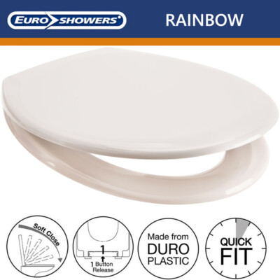Soft Cream Toilet Seat for sale | eBay UK