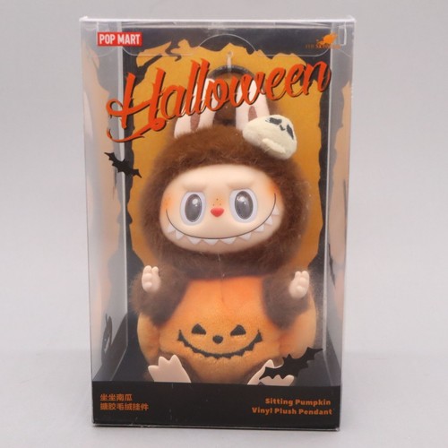 Authentic Halloween Labubu Sitting Pumpkin Limited Edition Pop Mart US ...