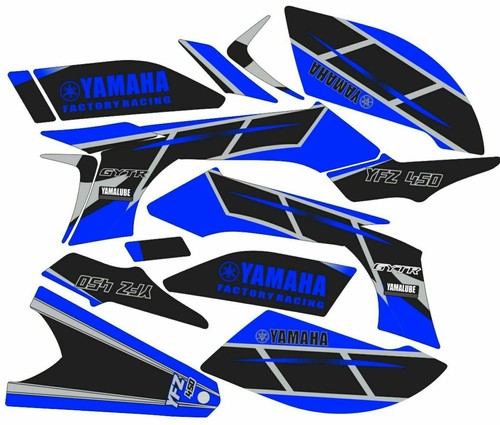 Graphic kit for 2003-2008 Yamaha YFZ450 YFZ 450 ATV decals stickers ...