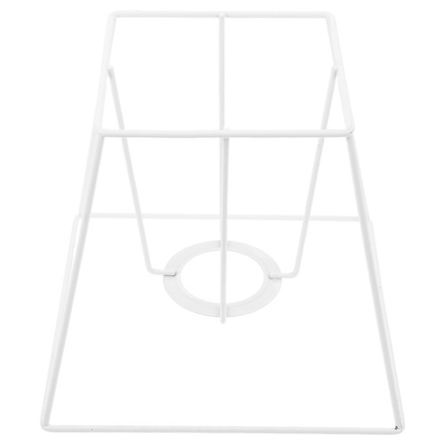 Metal Wire Lamp Shade Frame Trapezoid Iron Lampshade Cage Holder Diy ...