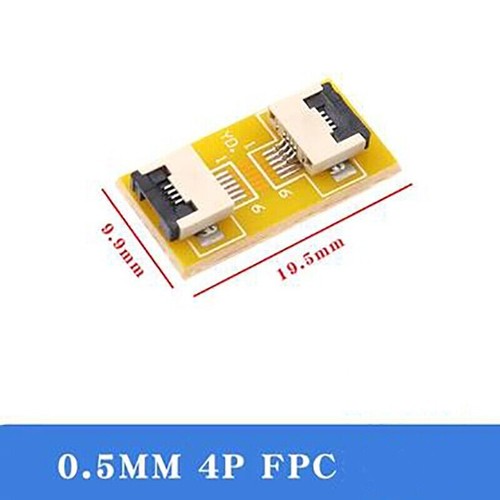 (1) 4 Pin FPC FFC Flexible Flat Cable Extension Board 1mm Pitch ...
