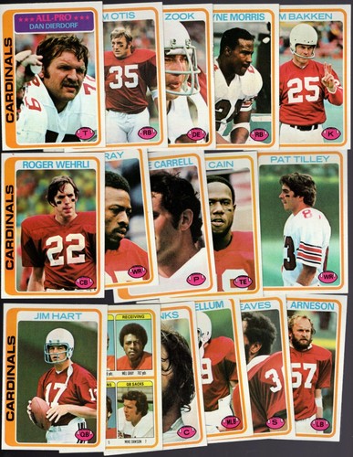 1978 Topps Team SET Lot of 16 St. Louis CARDINALS NM+ GRAY HART WEHRLI ...