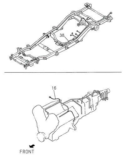 Genuine Honda Wire Harness Chassis 8-97233-282-1 | eBay