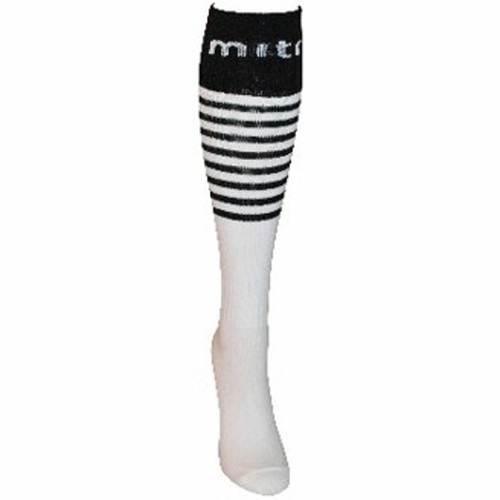 Mitre Soccer Socks, Black & White Stripe Black Top | eBay