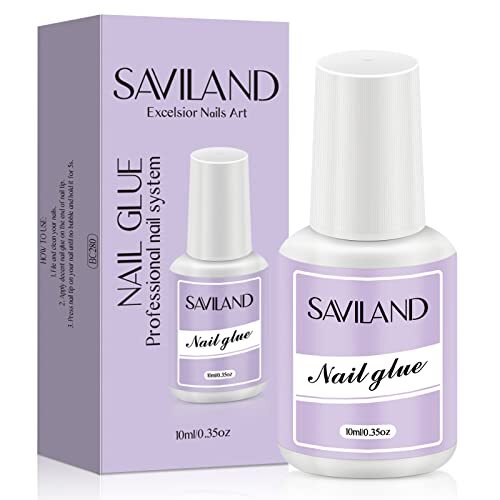 10 x 2g Vials Super Nail Glue For Fake Nail Art With Label -Made in USA ...