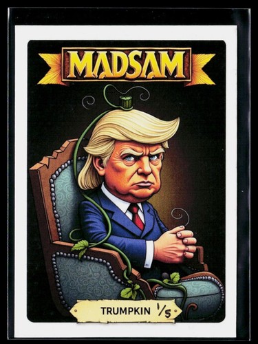 Mad Scientist 40K GPK Spoof Redux CHASE #'d 1/5 Mad Sam Donald Trump ...