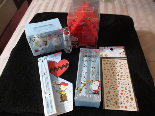 Wet N Wild Peanuts Snoopy Cosmetics Christmas Nails Lips Face Eyes | eBay
