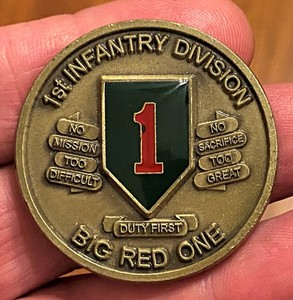 1st Infantry Division Coin for sale | eBay