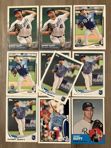 Danny Duffy 10 Card Lot. Assorted Player Cards. Kansas City Royals | eBay