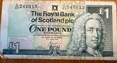 One Pound Note Scotland for sale | eBay