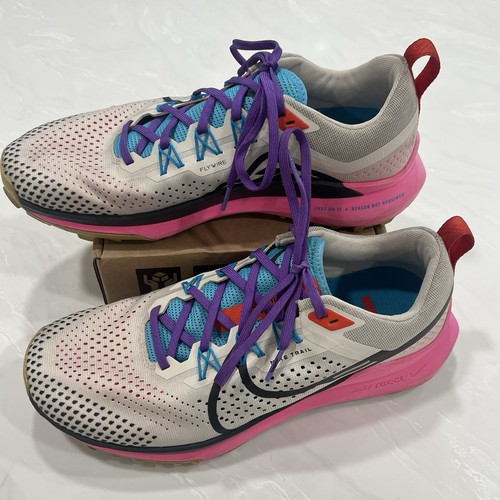 Nike Women's Pegasus Trail 5 FlyWire Shoes Size 11 Gray/pink | eBay