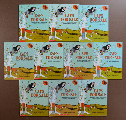 Guided Reading Lot 10 Caps for Sale Picture Books by Esphyr Slobodkina ...