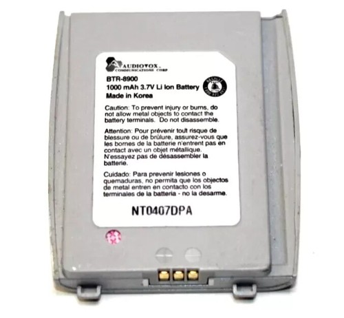 Audiovox BTR-8900 Cellphone Battery 1000mAh 3.7V for CDM8920 CDM8900 ...