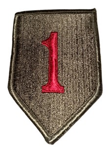 1st Infantry Division Patch In Original Vietnam War Patches for sale | eBay