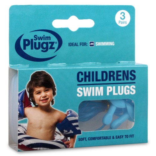 Hush Plugz Swim - Swimming Ear Plugs for Children x 3 Pairs (FREE UK P ...