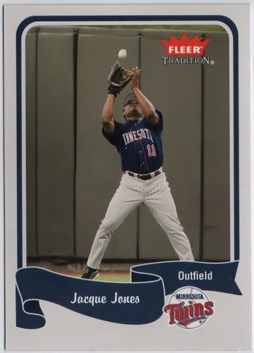 2004 Fleer Tradition Jacque Jones Card #256 | eBay