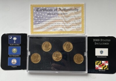Gold Plated State Quarters for sale | eBay