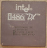 Intel A80486DX-33 SX729, Intel 486, Vintage CPU, GOLD, nice condition ...