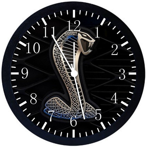 Mustang Cobra GT Shelby Black Frame Wall Clock Nice For Decor or Gifts ...