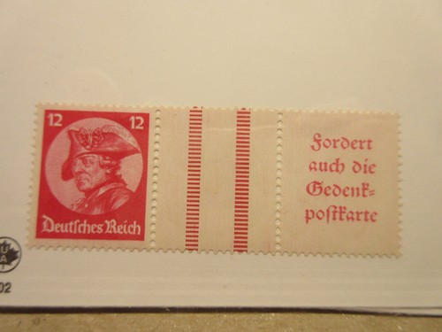 GERMANY Zusammendrucke Michel WZ11 PARTIAL MINT HINGED Lot9 Cat €60 FOR ...