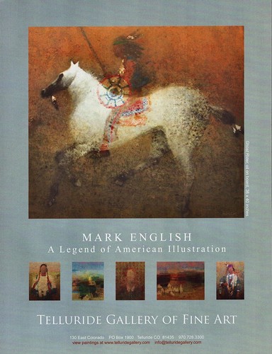 2009 MARK ENGLISH Art Gallery Exhibit Ghost Rider 1-Page Magazine PRINT ...