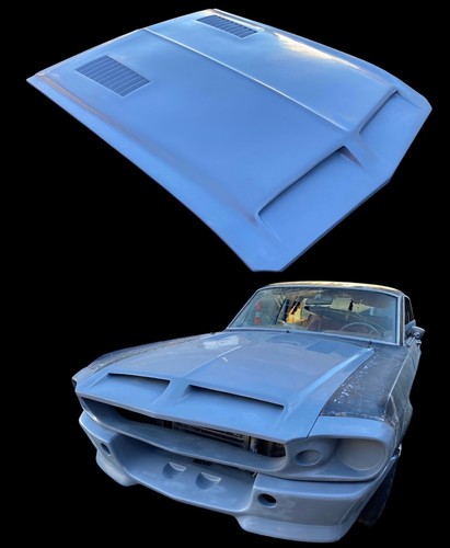 1967-1968 Ford Mustang 68 Shelby GT500 Style Hood for Eleanor Kits LONG ...