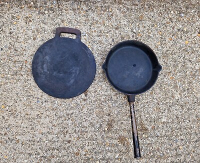 Cast Pan in Antique Cast Iron Metalware for sale | eBay