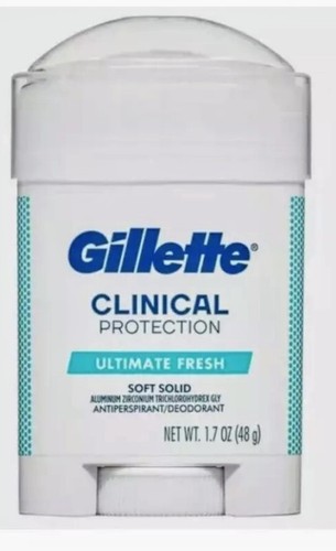 Gillette Clinical Protection Soft Solid Deodorant- Ultimate Fresh. 1.7 ...