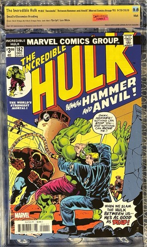 Incredible Hulk 182 Facsimile Edition 1st Reprint Graded 9.8 /2020 ...