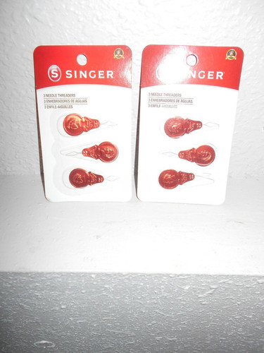 Singer Two Packs Of 3 Each Needle Threaders | eBay